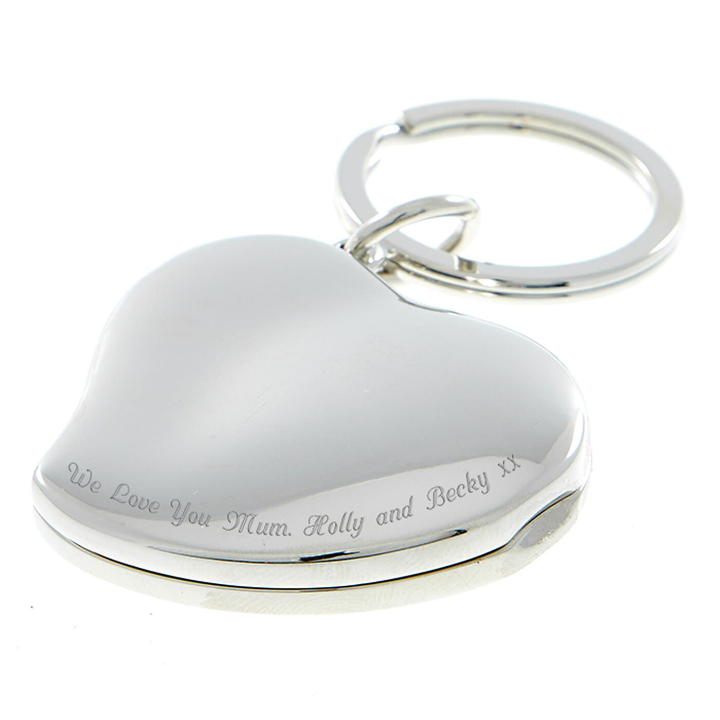 Buy Engraved Photo Heart Locket Key Ring for GBP 19.99 | Card Factory UK
