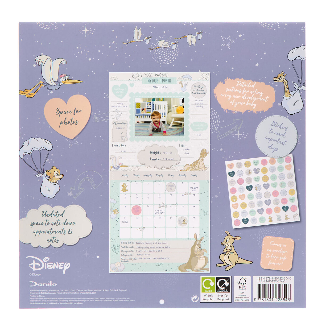 Buy Baby's First Year Disney Keepsake Calendar for GBP 4.99 | Card ...