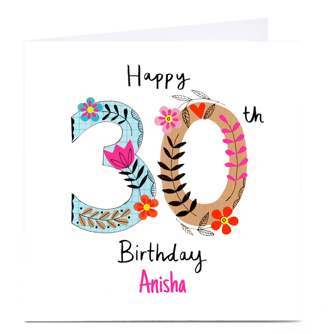 Buy Personalised Lindsay Loves To Draw 30th Birthday Card for GBP 2.99 ...