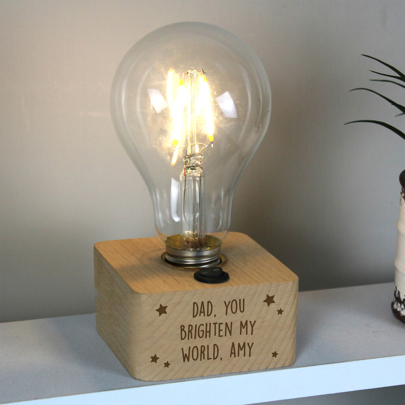 Buy Personalised Stars LED Table Lamp for GBP 14.99 | Card Factory UK