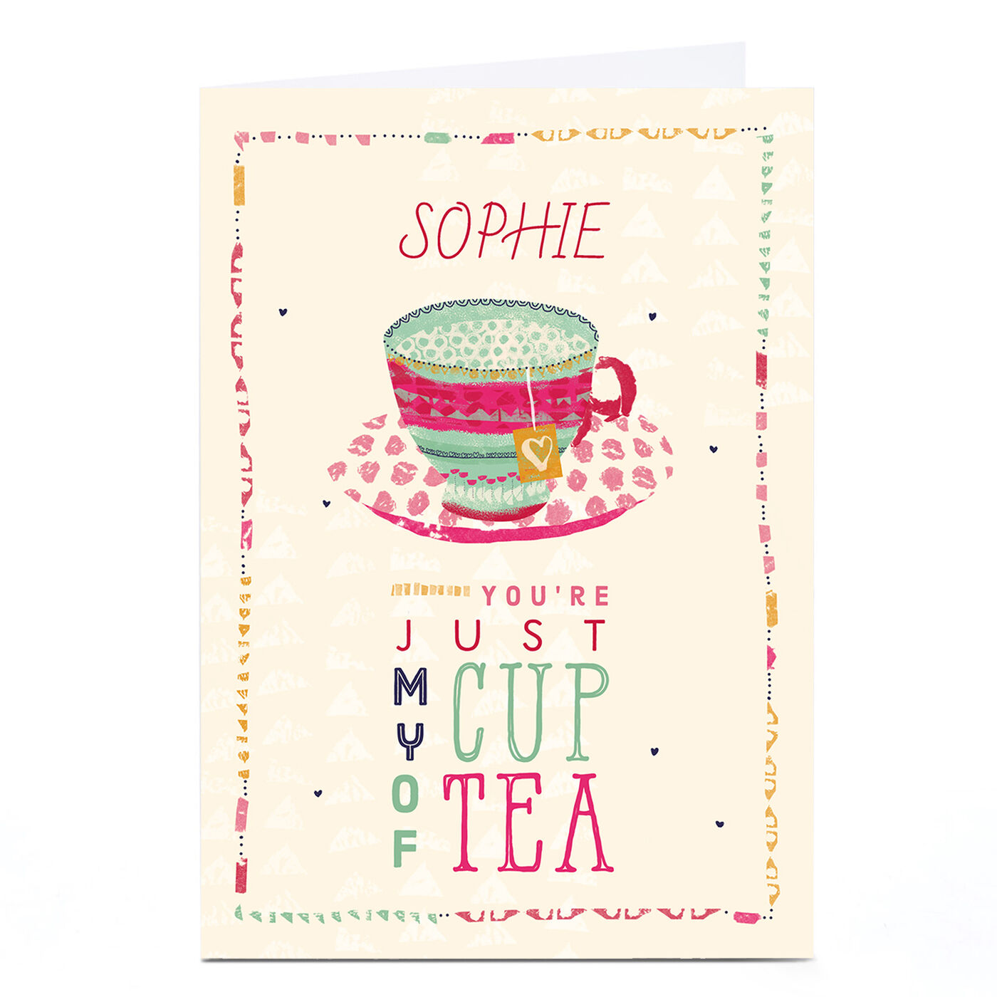 Buy Personalised Rebecca Prinn Valentine's Day Card - My Cup of Tea for ...