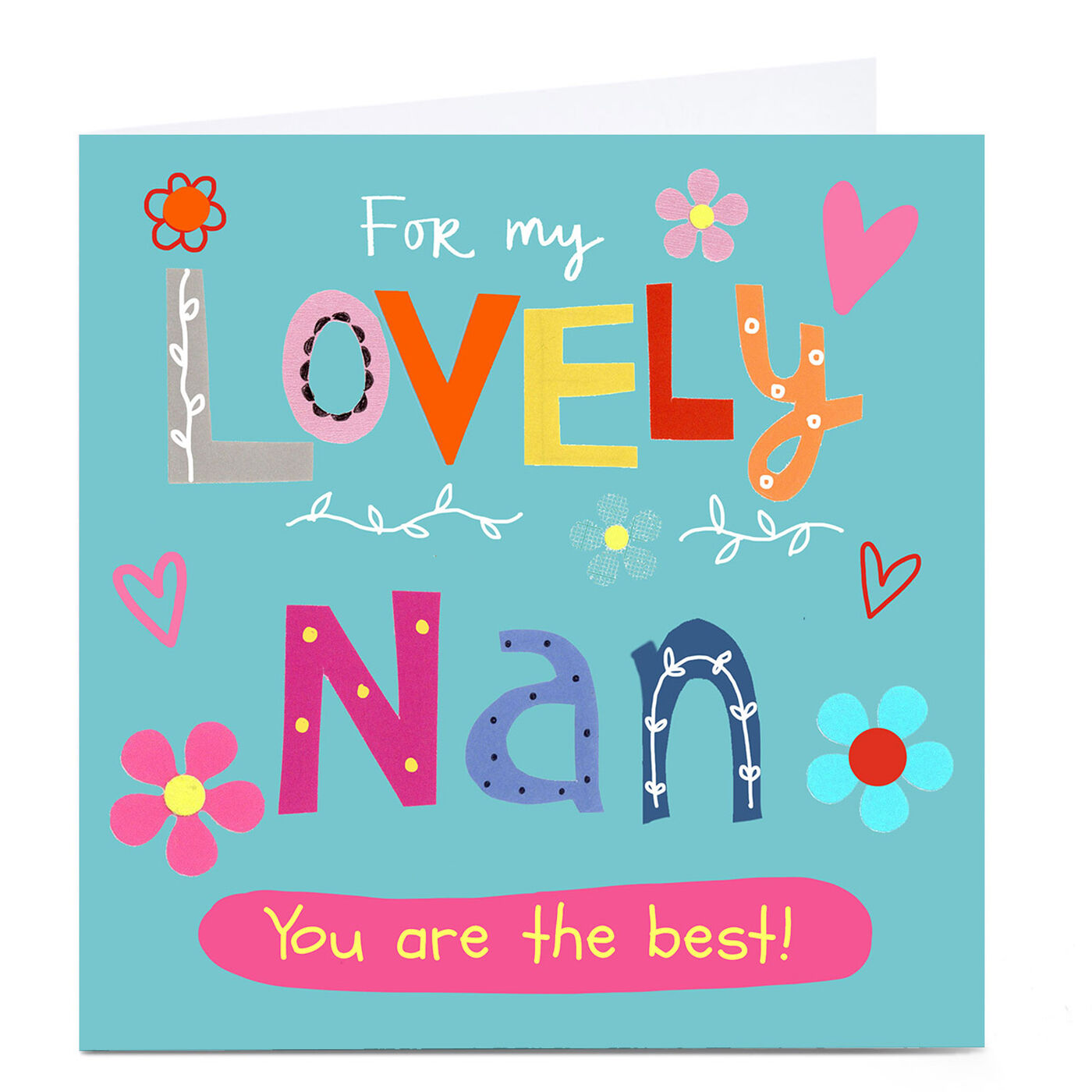 Buy Personalised Lindsay Loves To Draw Card - Lovely Nan for GBP 3.29 ...