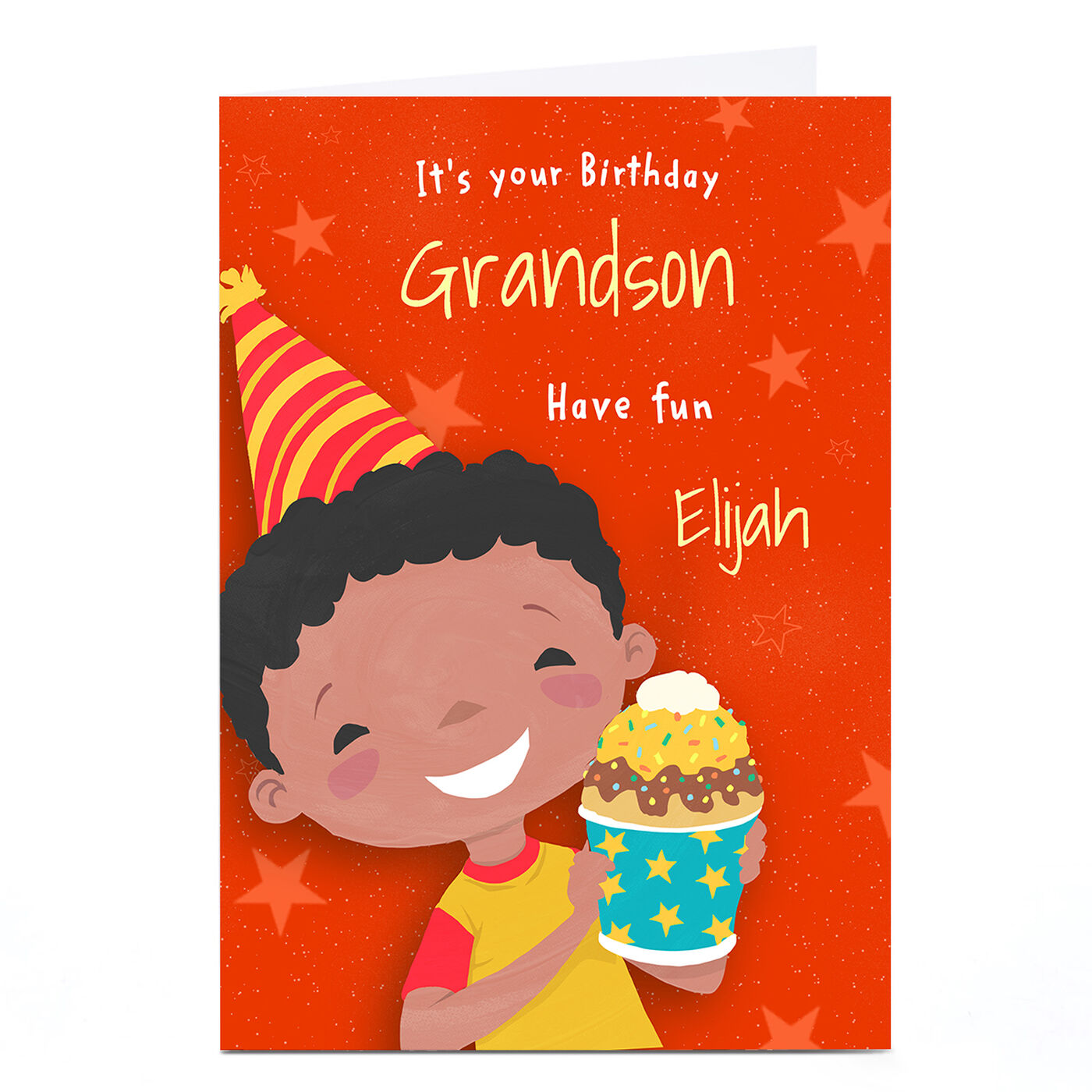 Buy Personalised Birthday Card - It's Your Birthday, Grandson for GBP 2 ...