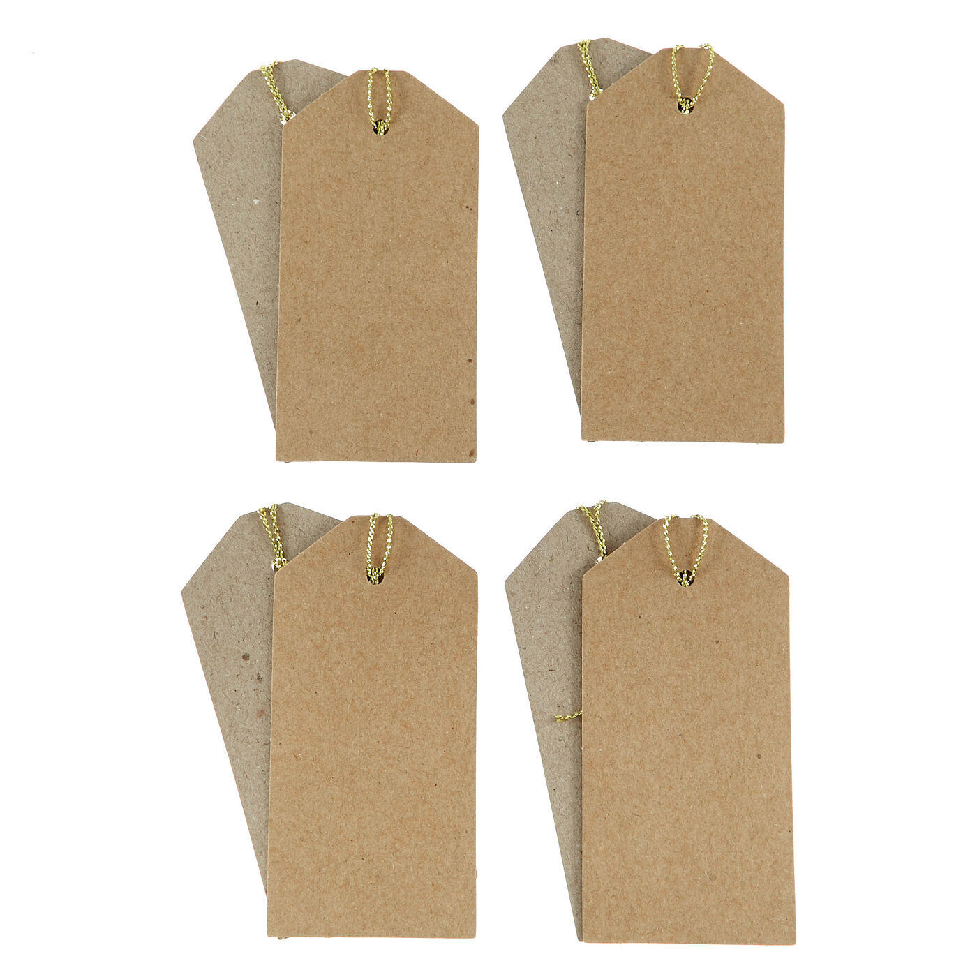 Buy Craft Paper Gift Tags - Pack Of 8 for GBP 0.79 | Card Factory UK