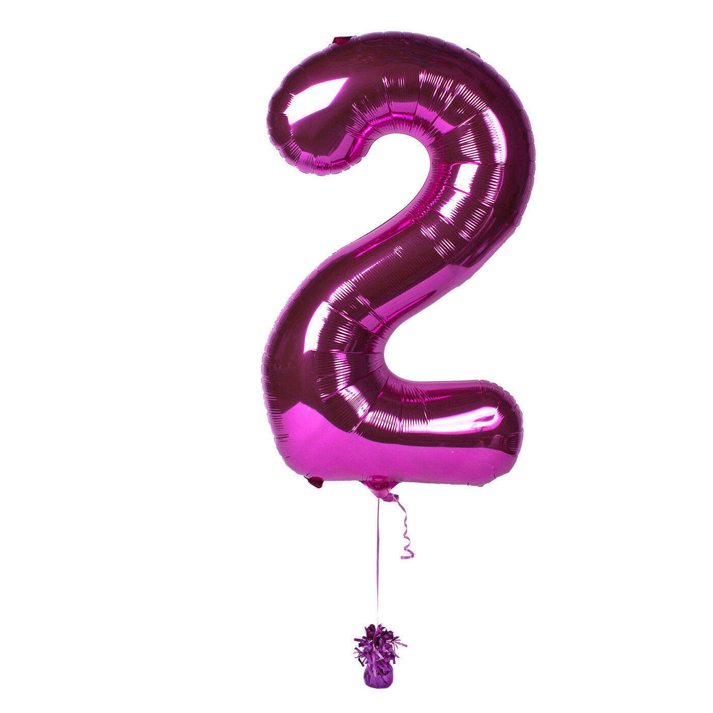 Buy Large Pink Number 2 Inflated Balloon Arrangement for GBP 9.38 ...