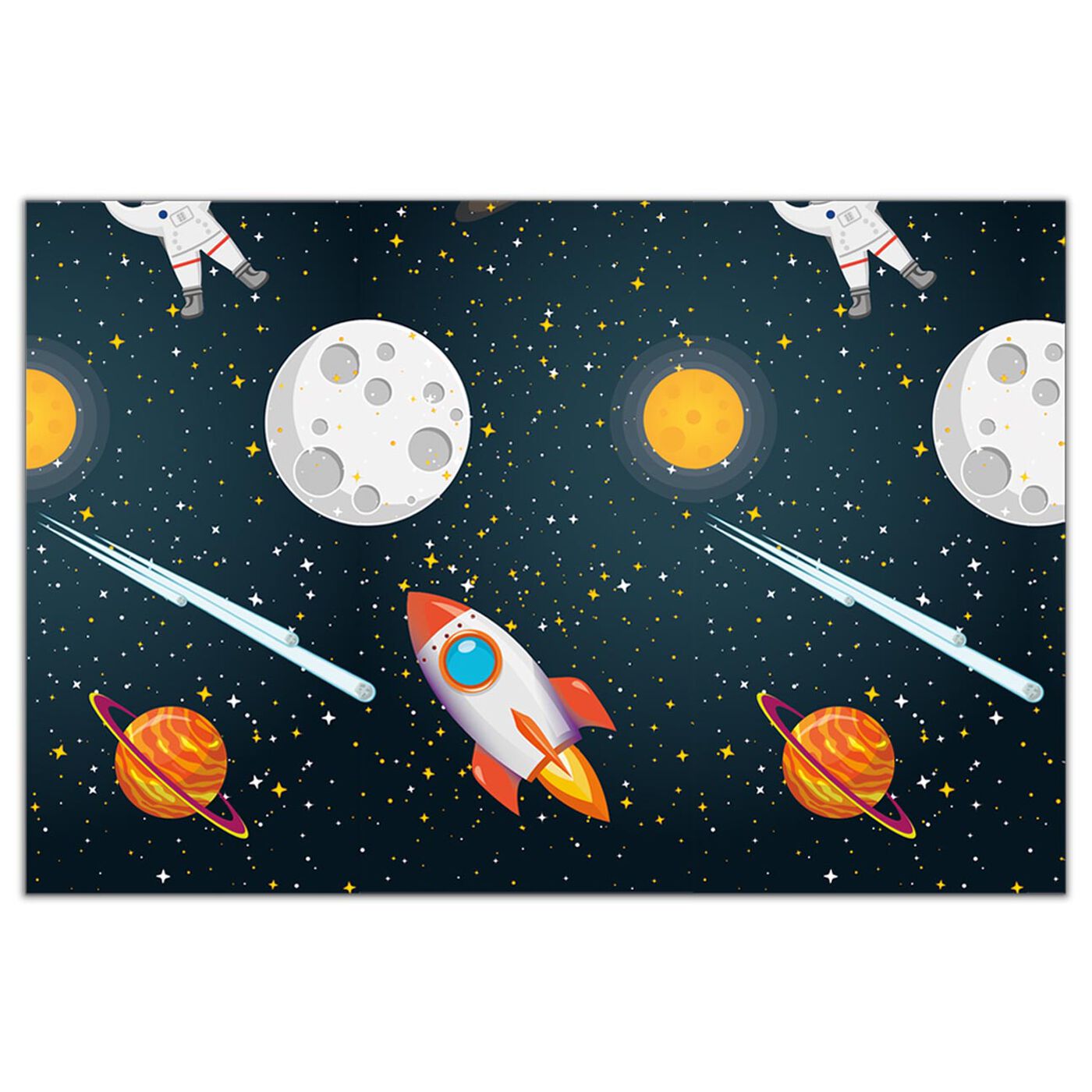 Buy Rocket Space Party Tableware & Decorations Bundle - 16 Guests for ...