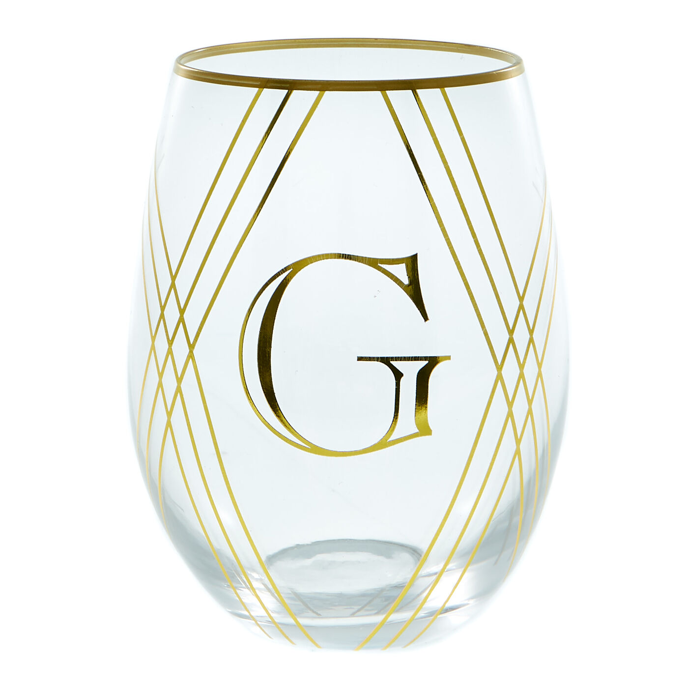 Buy Letter G Glass Tumbler for GBP 1.99 | Card Factory UK