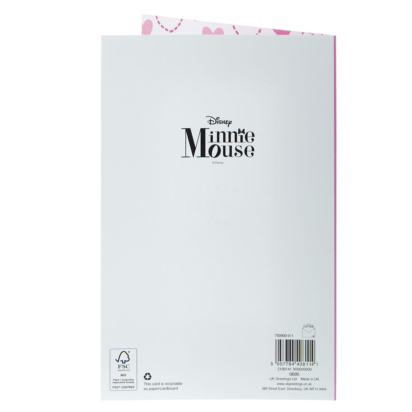 Buy Disney Valentine's Day Card - Niece Minnie Mouse for GBP 1.99 ...