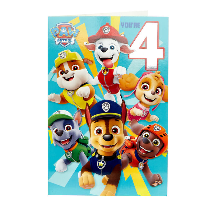 Paw Patrol Cards For Kids, Paw Patrol Birthday Gifts & More For Sale ...