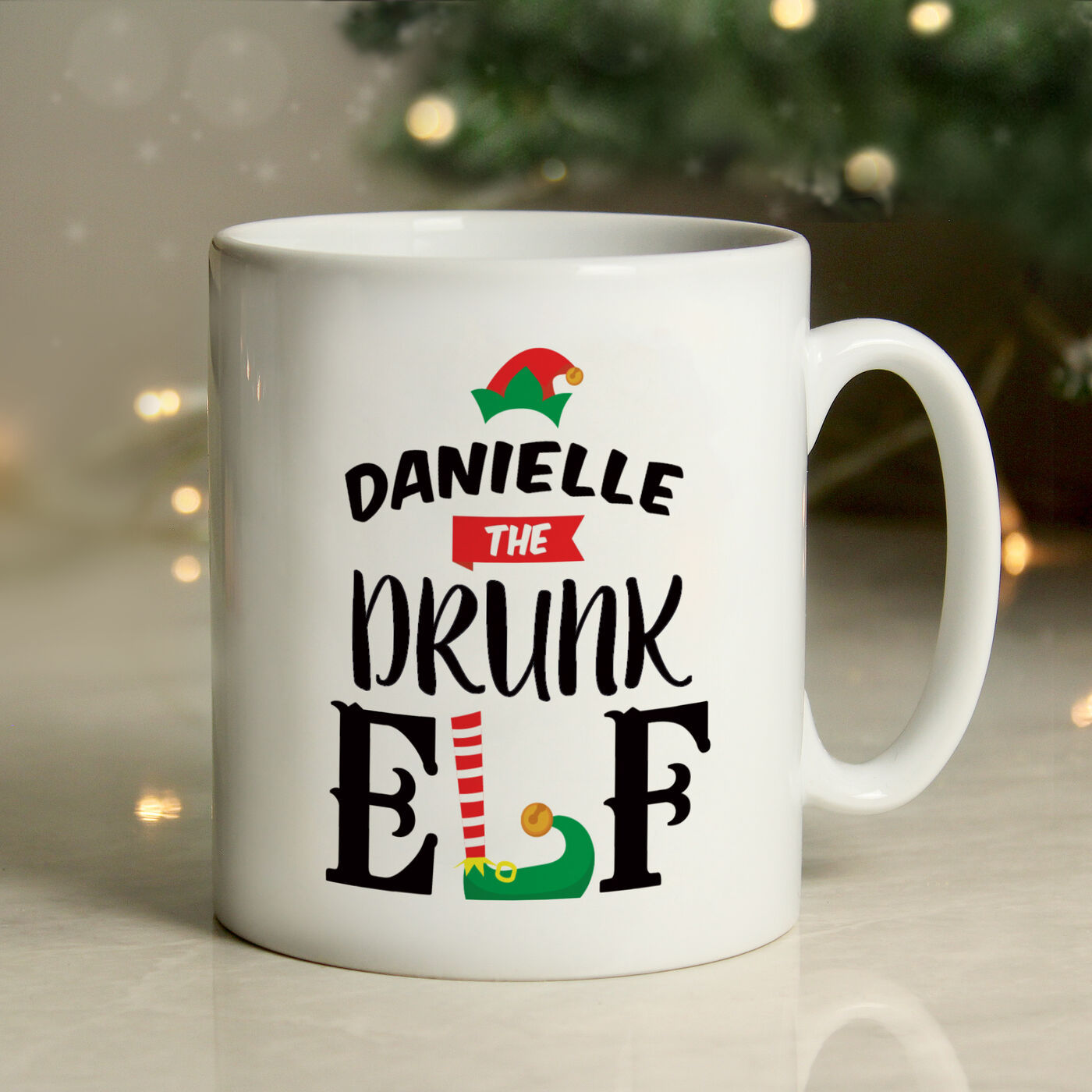 Buy Personalised Elf Christmas Mug for GBP 9.99 | Card Factory UK
