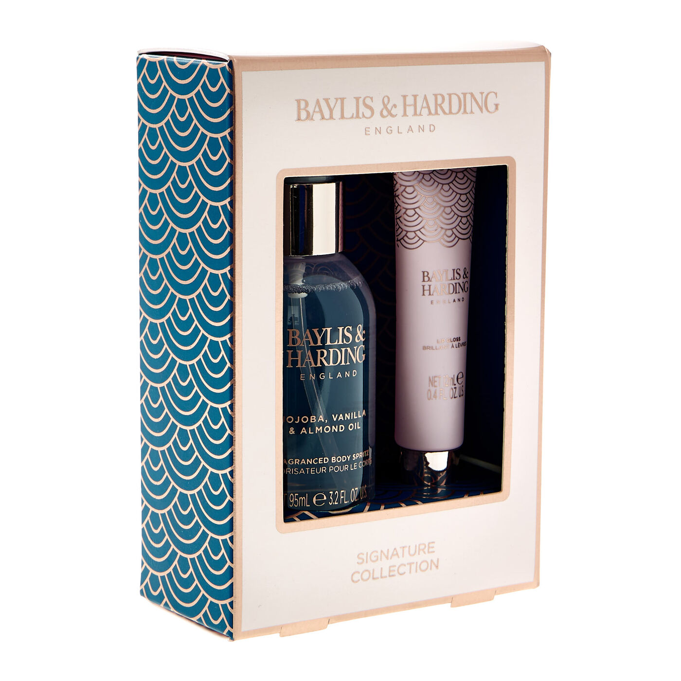 Buy Baylis & Harding Jojoba Vanilla & Almond Oil Body Spritz & Lip Gloss for GBP 6.99 | Card ...
