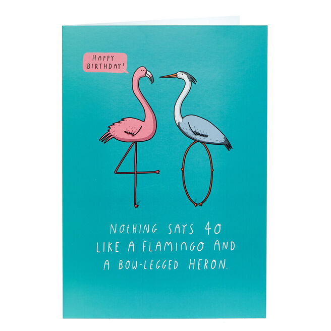 40th Birthday Cards, Personalised Funny 40th Cards: Daughter, Son, Him ...