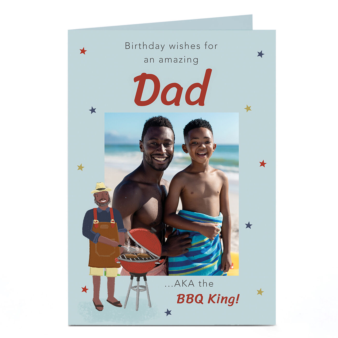 Buy Personalised Birthday Card - Dad BBQ King for GBP 3.29 | Card ...