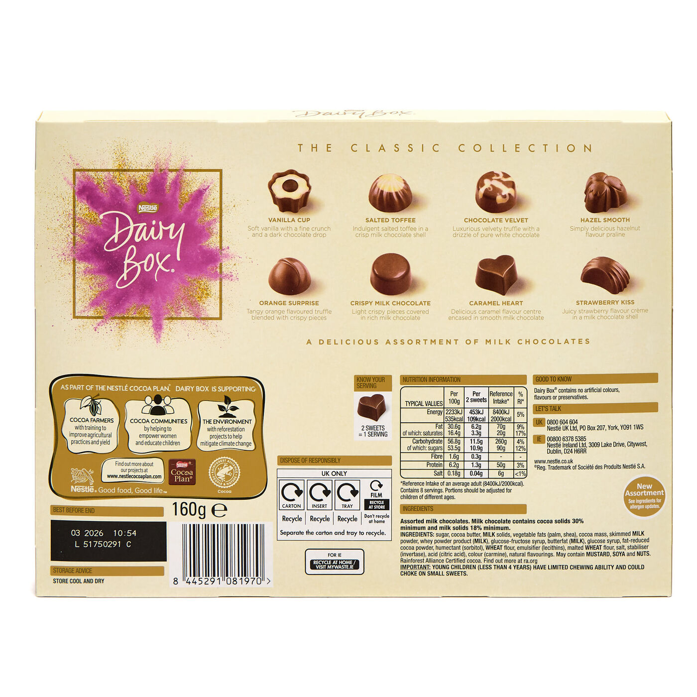 Buy Dairy Box The Classic Collection 160g for GBP 4.99 | Card Factory UK