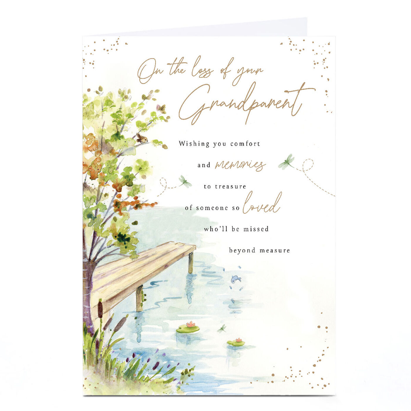 Buy Personalised Sympathy Card - Loss Of Your Grandparent for GBP 1.99 ...