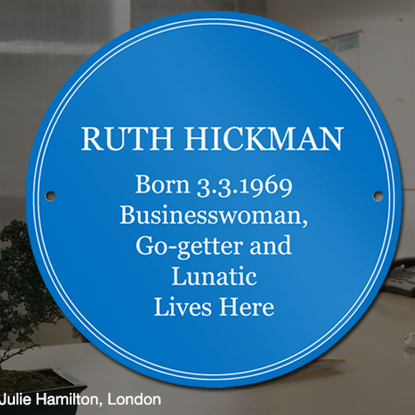 Buy Personalised Heritage Blue Plaque for GBP 14.99 | Card Factory UK