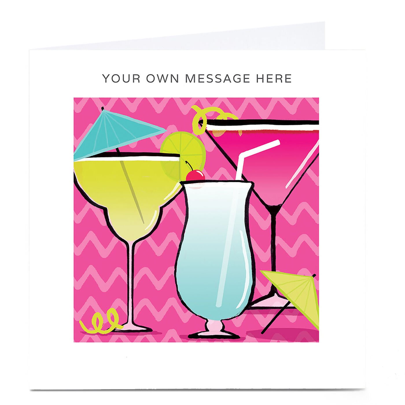 Buy Personalised Card - Cocktails for GBP 2.99 | Card Factory UK
