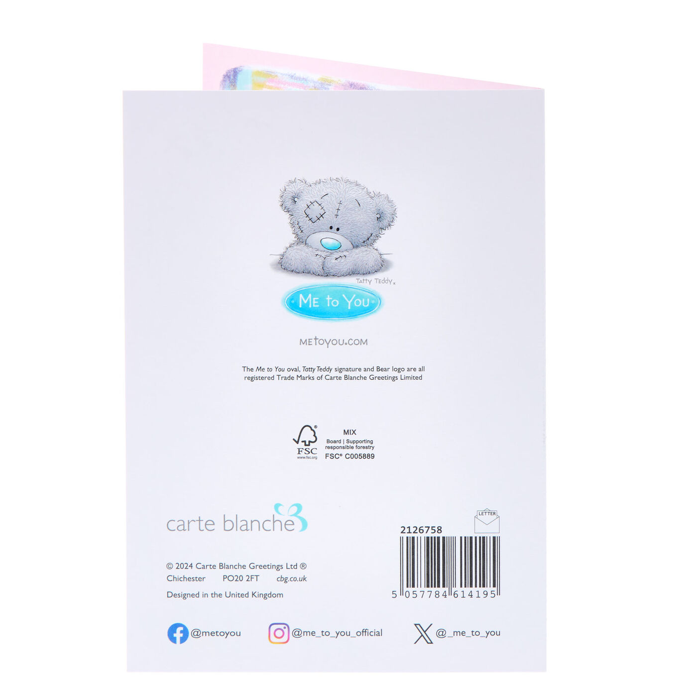 Buy Me To You Tatty Teddy Celebrations Birthday Card for GBP 1.49 ...