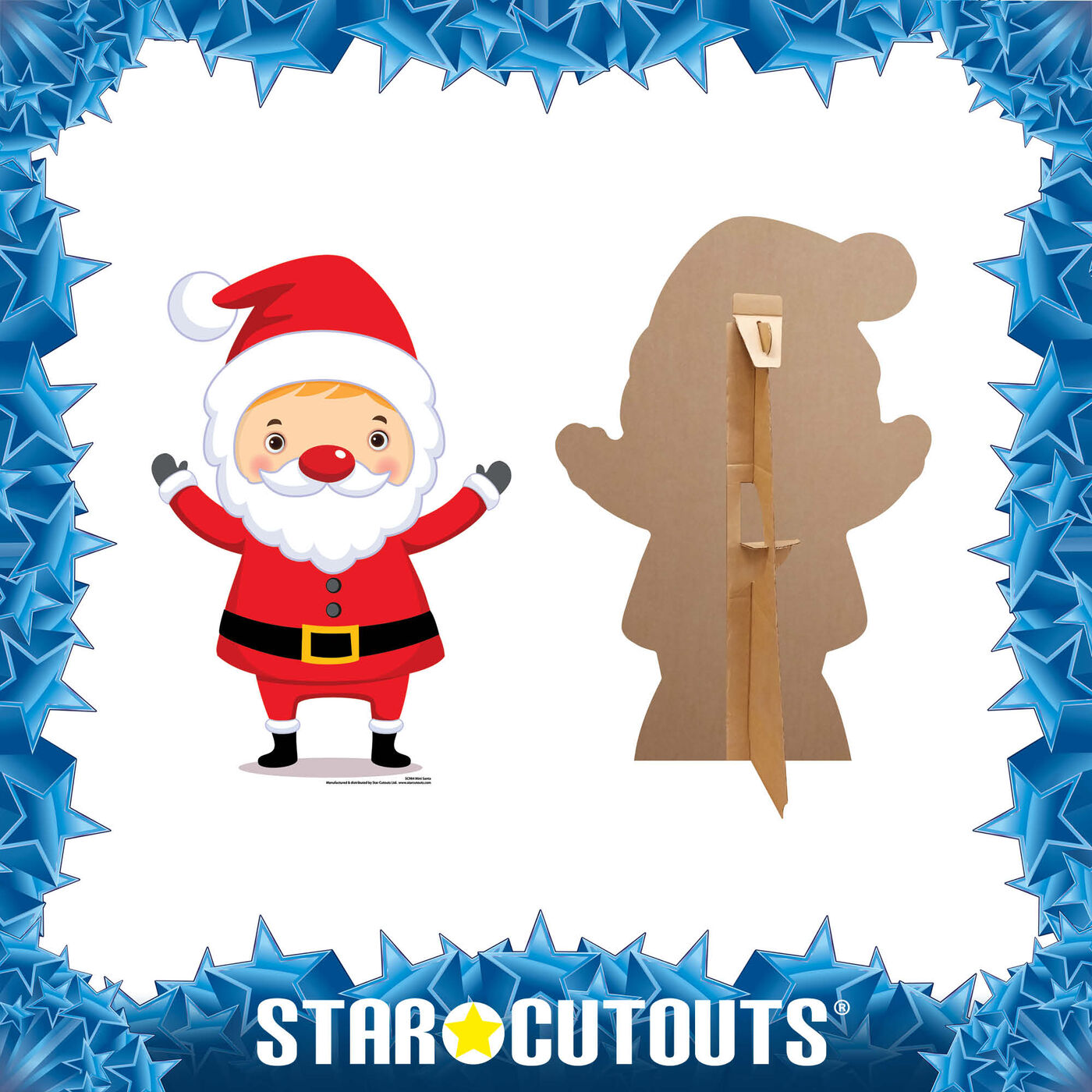 Buy Mini Santa Claus Cardboard Cutout for GBP 22.99 | Card Factory UK