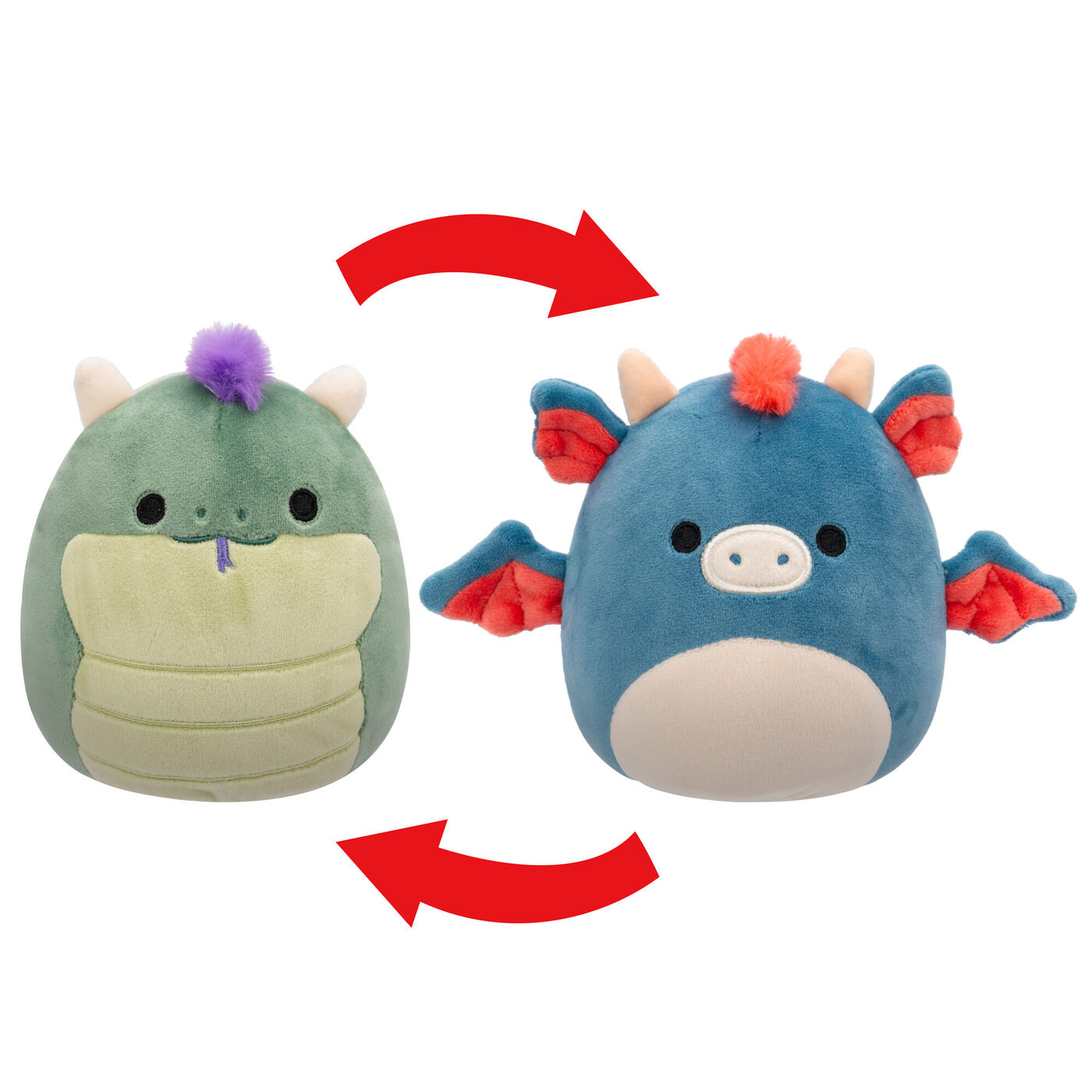 Buy Squishmallows Flip-A-Mallows 5-Inch Magtus & Carin for GBP 7.99 ...