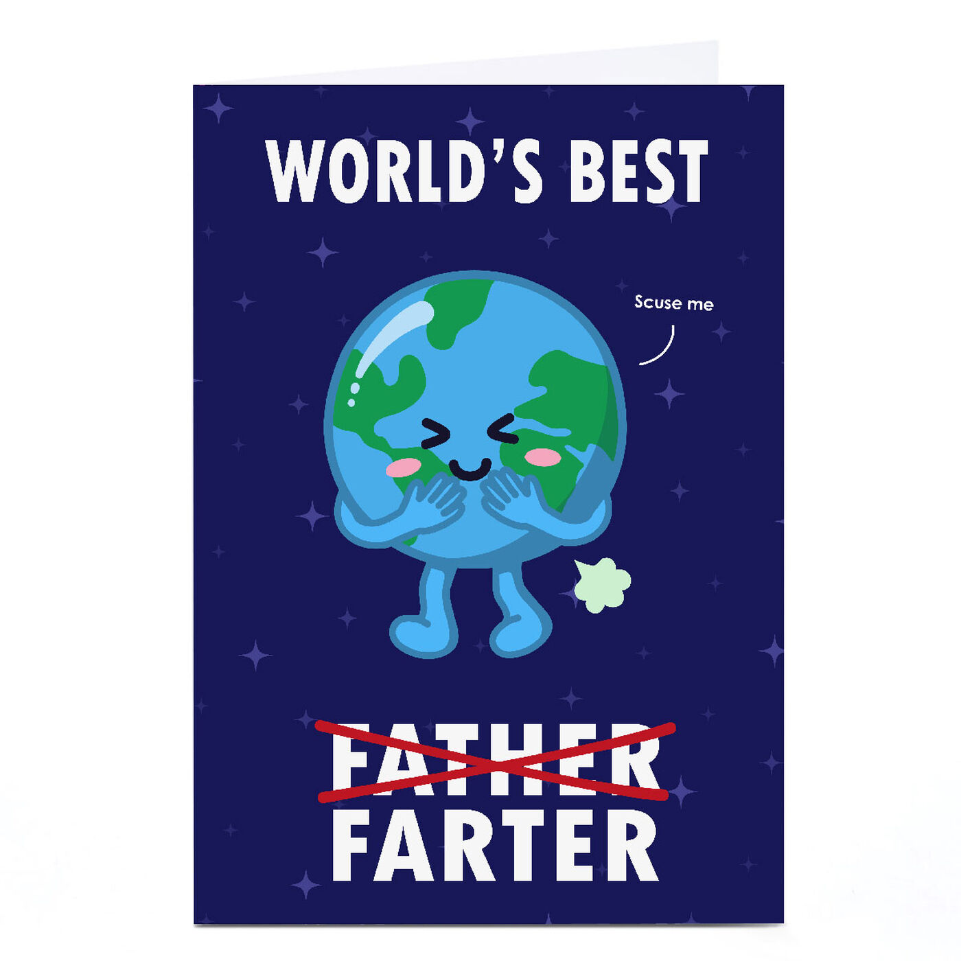 Buy Personalised Calum Marrows Card - World's Best Farter for GBP 2.49 ...