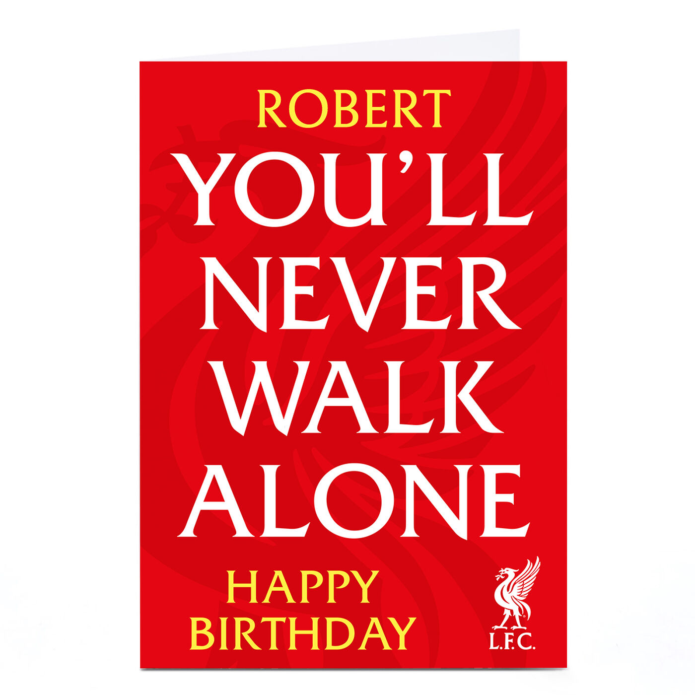 Buy Personalised Liverpool FC Birthday Card for GBP 2.99 | Card Factory UK
