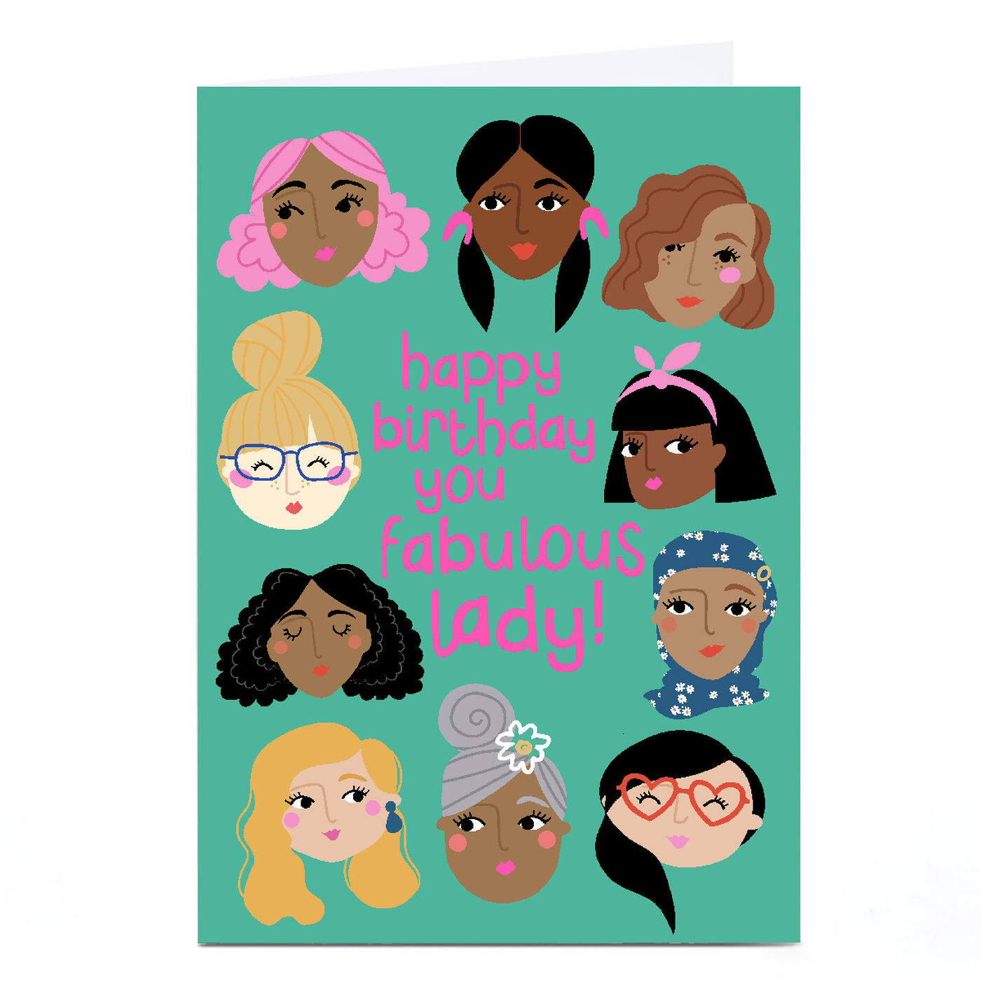 Buy Personalised Bev Hopwood Birthday Card Fabulous Lady For Gbp 2 29