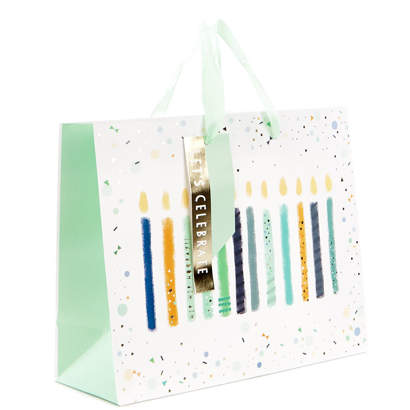 Buy Medium Landscape Blue Candle Gift Bag - Let's Celebrate for GBP 0. ...