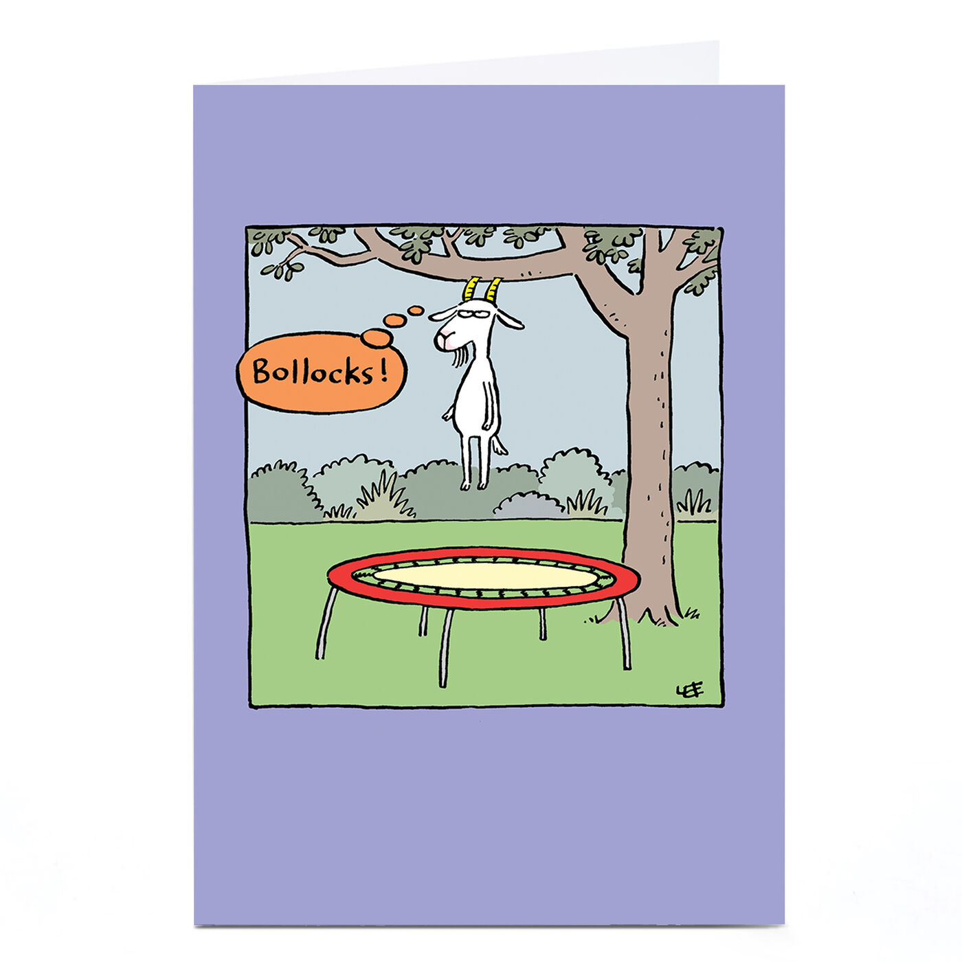 Buy Lee Fearnley Card - Goat on A Trampoline for GBP 2.49 | Card Factory UK