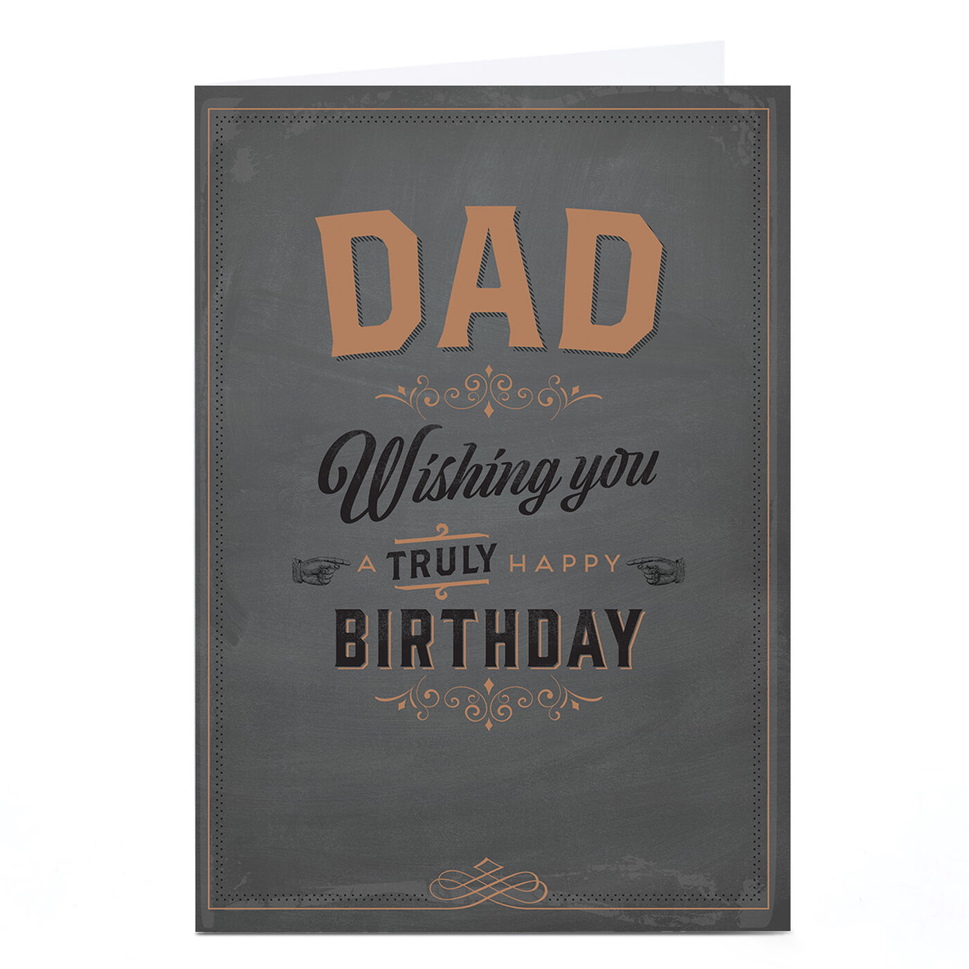 Buy Personalised Birthday Card - A Truly Happy Birthday, Dad for GBP 1. ...