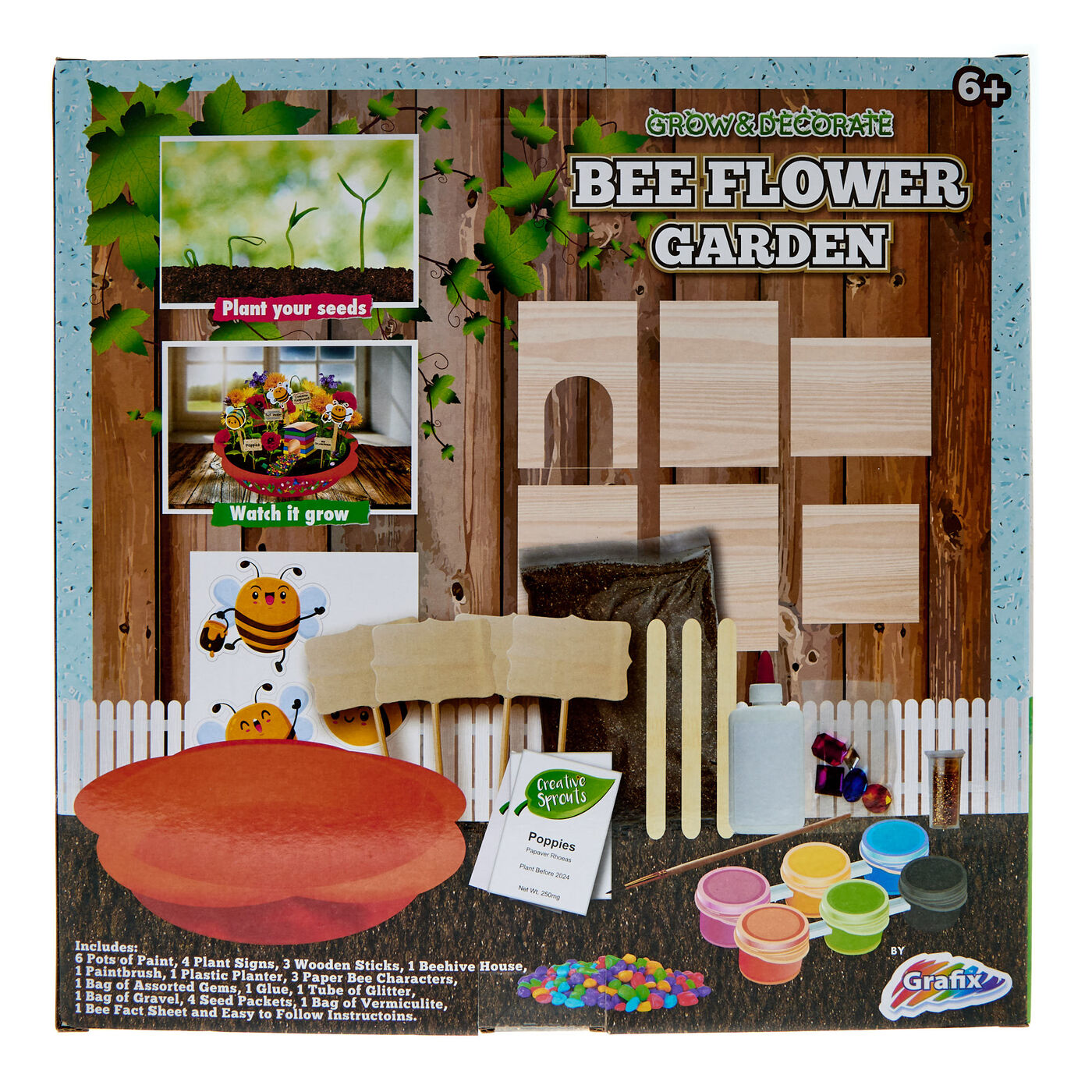 Buy Grow Your Own Bee Garden Craft Set for GBP 9.99 | Card Factory UK