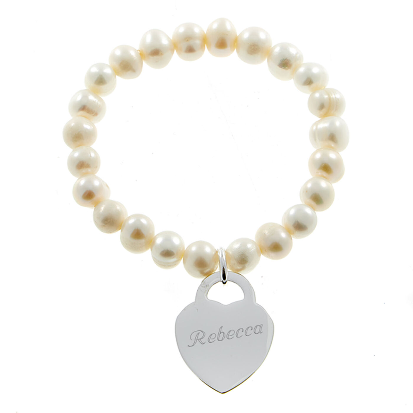 Buy Personalised Engraved Freshwater Pearl Bracelet for GBP 20.99 ...
