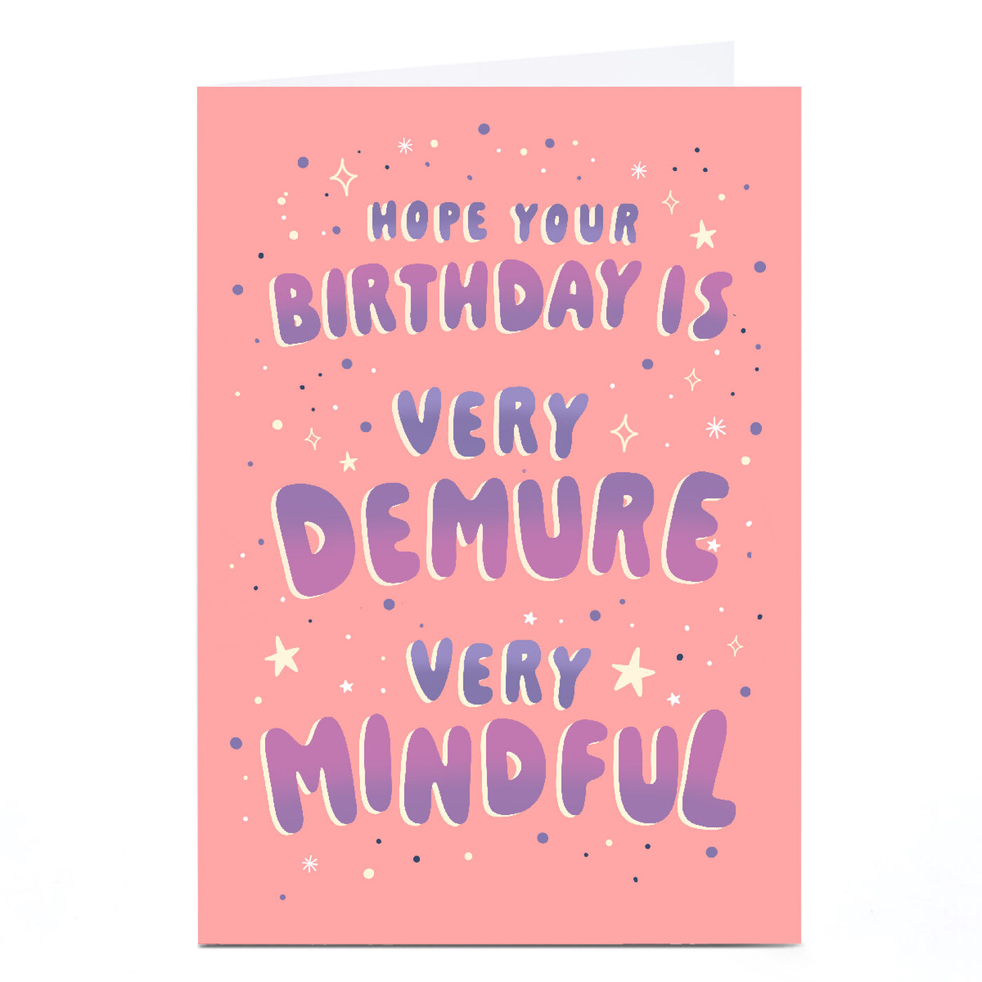 Buy Birthday Card - Very Demure, Very Mindful for GBP 1.99 | Card ...