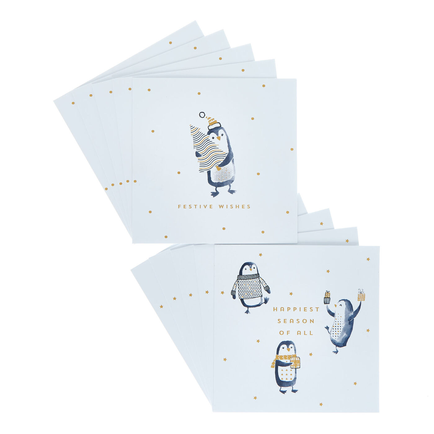 Buy 18 Charity Christmas Cards - Cute Penguins (2 Designs) for GBP 1.99 ...