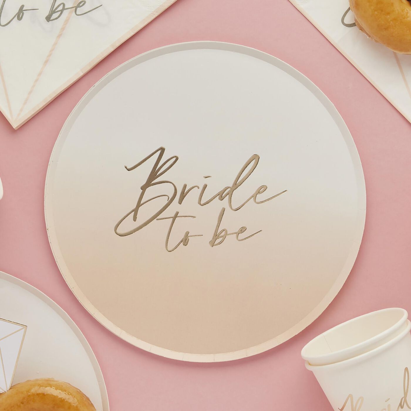 Buy Bride To Be Paper Plates - Pack of 8 for GBP 3.99 | Card Factory UK