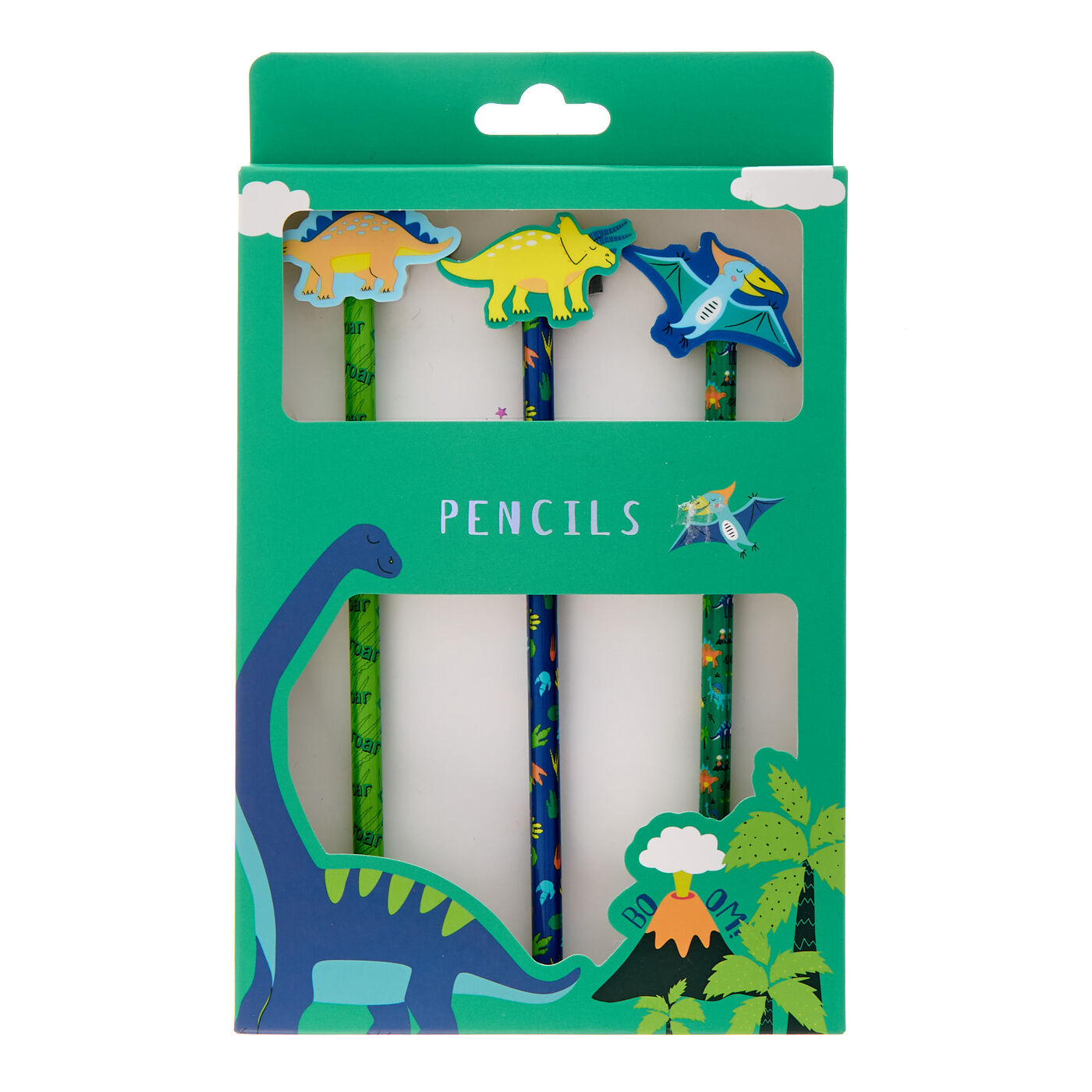 Buy Dinosaur Pencils - Pack of 3 for GBP 1.49 | Card Factory UK