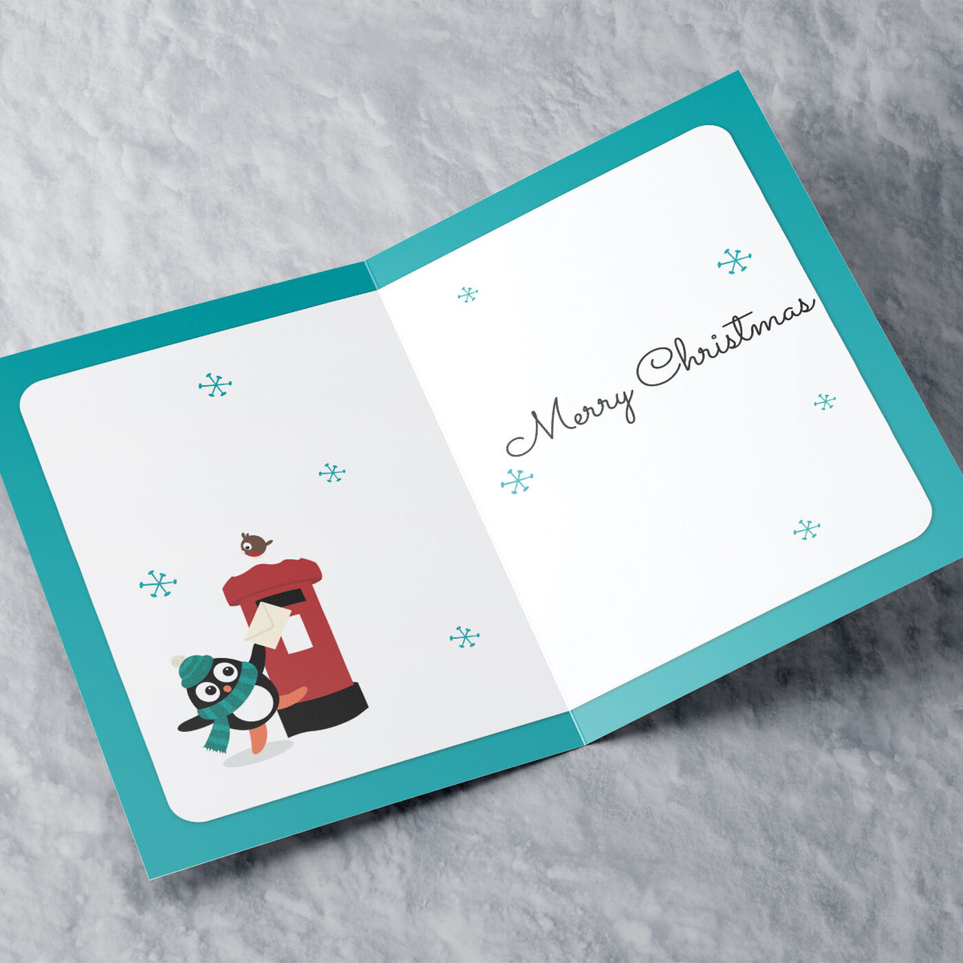 Buy Personalised Christmas Card - Penguin Post for GBP 2.99 | Card ...