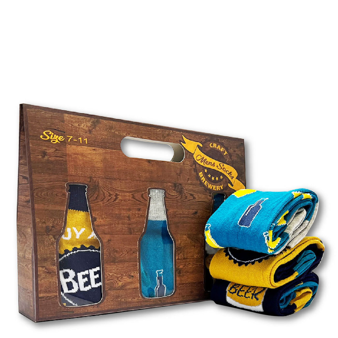 Buy Men's Beer Socks Gift Set - 3 Pairs for GBP 8.99 | Card Factory UK