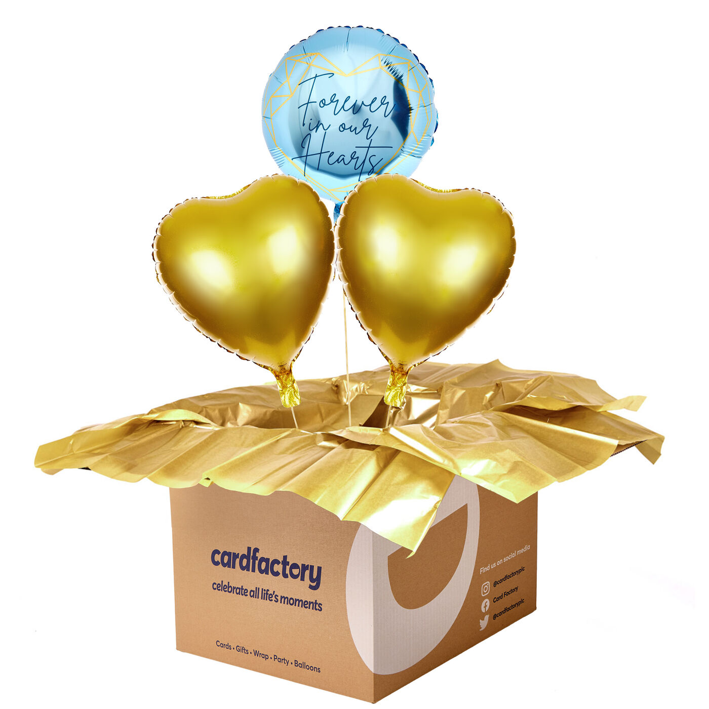 Buy Forever In Our Hearts Balloon Bouquet - DELIVERED INFLATED! for GBP ...