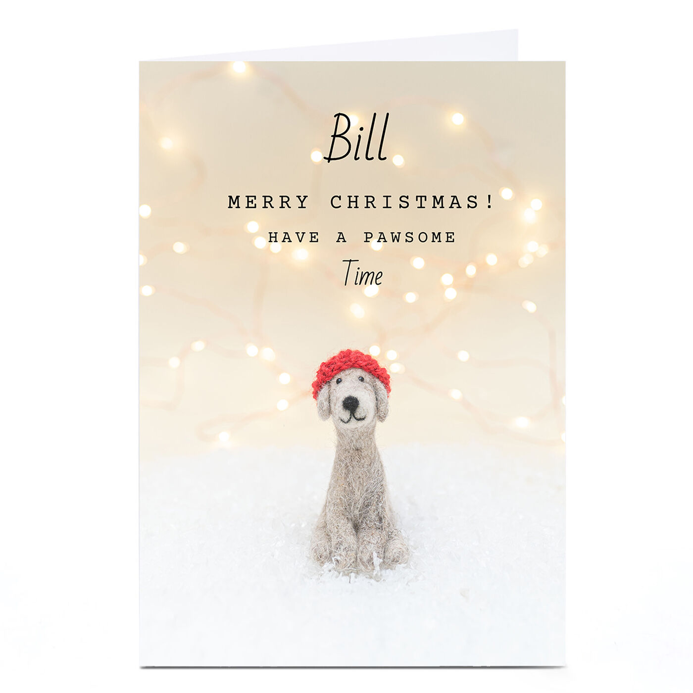 Buy Personalised Lemon & Sugar Christmas Card - Dog for GBP 2.99 | Card ...