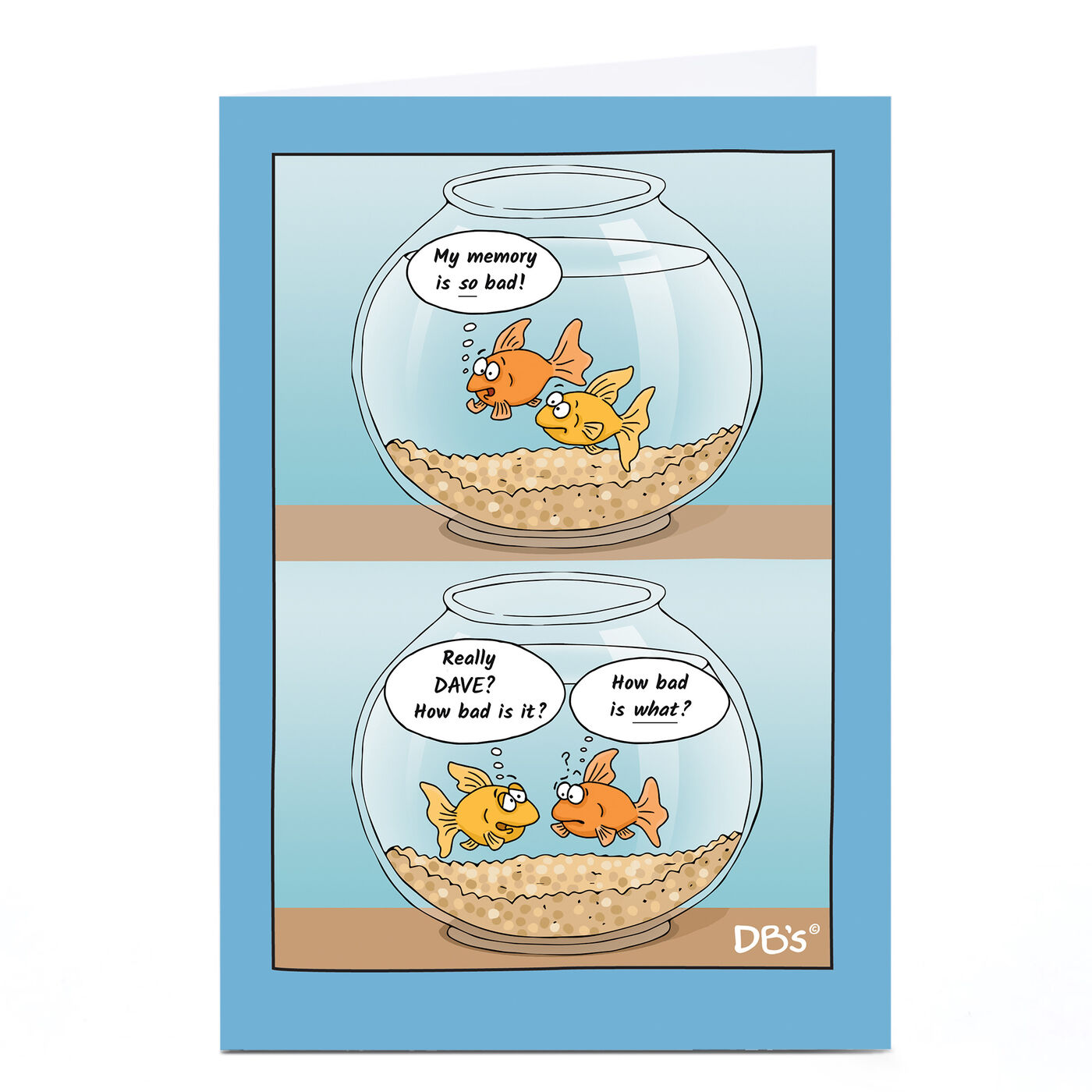 Buy Personalised Heritage DB's Card - Memory Problems for GBP 2.99 ...