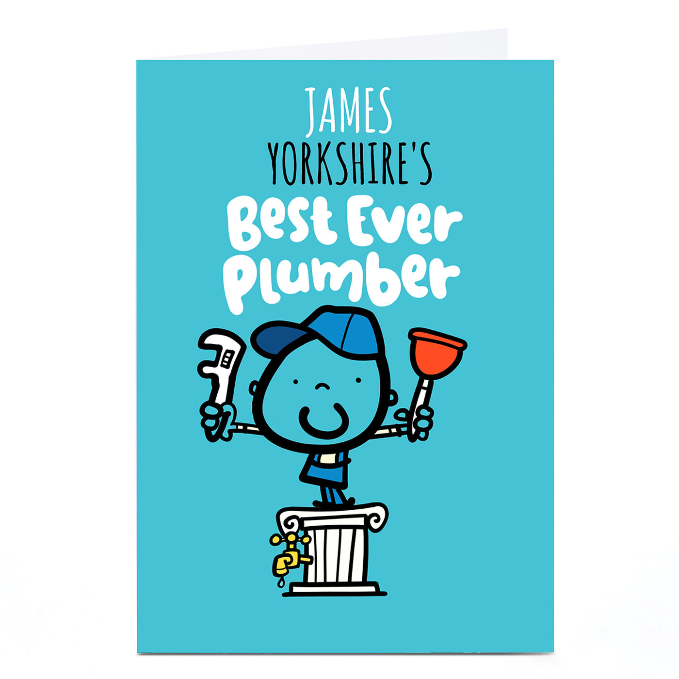 Buy Personalised Fruitloops Card - Best Ever Plumber for GBP 2.99 ...