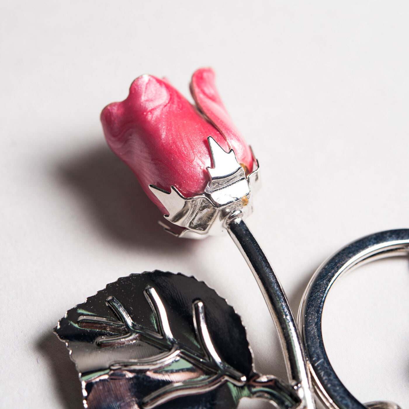 Buy Personalised Engraved Key Ring - Silver Plated Rose for GBP 16.99 ...