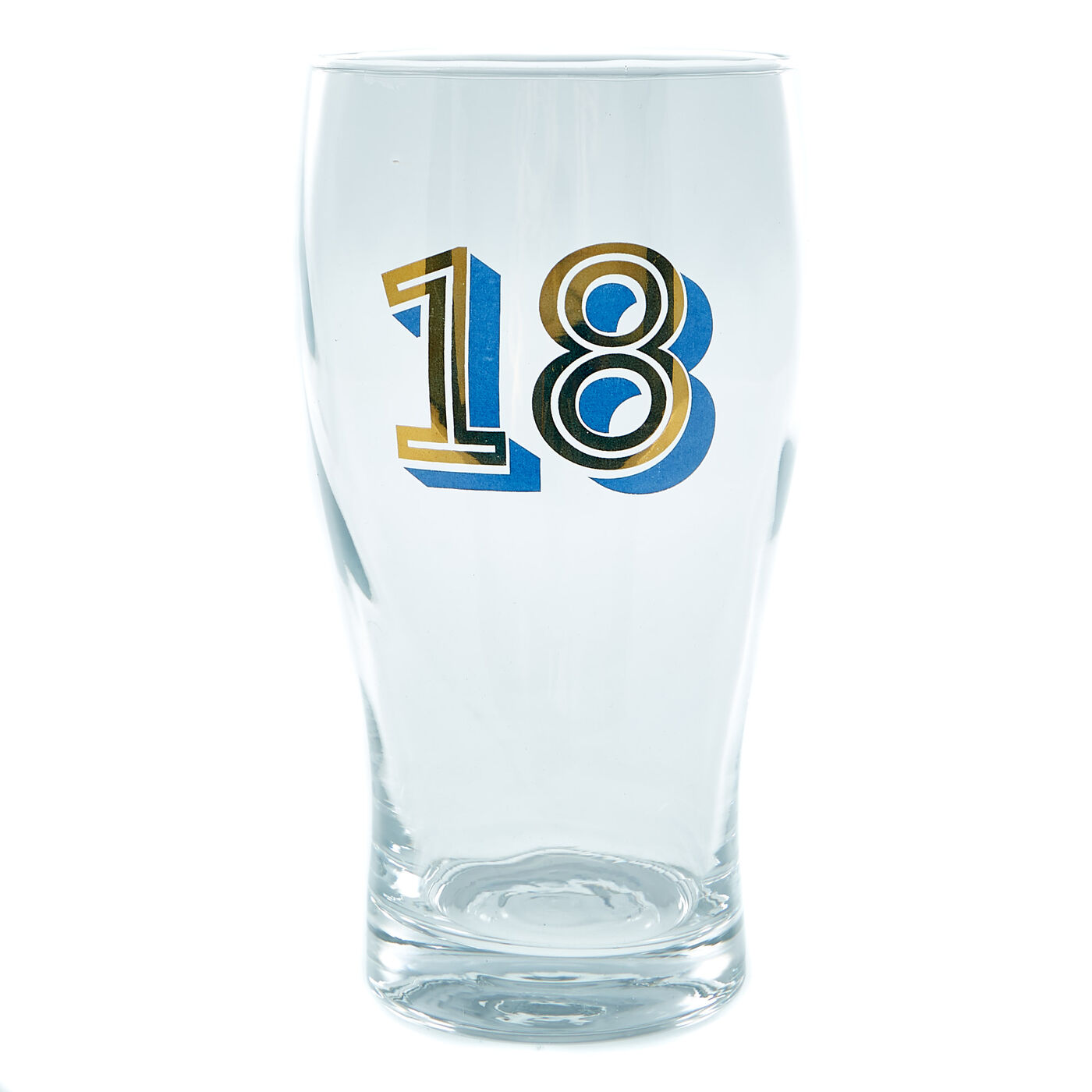 Buy 18th Birthday Pint Glass In A Box - Blue & Gold for GBP 4.99 | Card ...