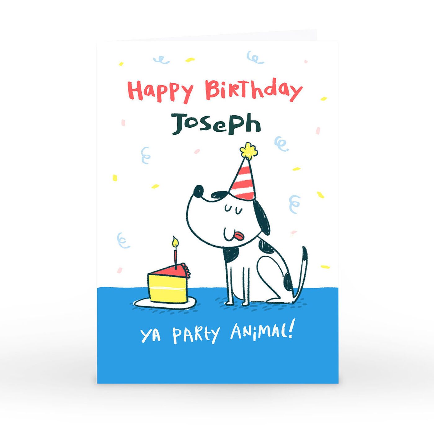 Buy Personalised Hew Ma Birthday Card - Party Animal for GBP 2.99 ...