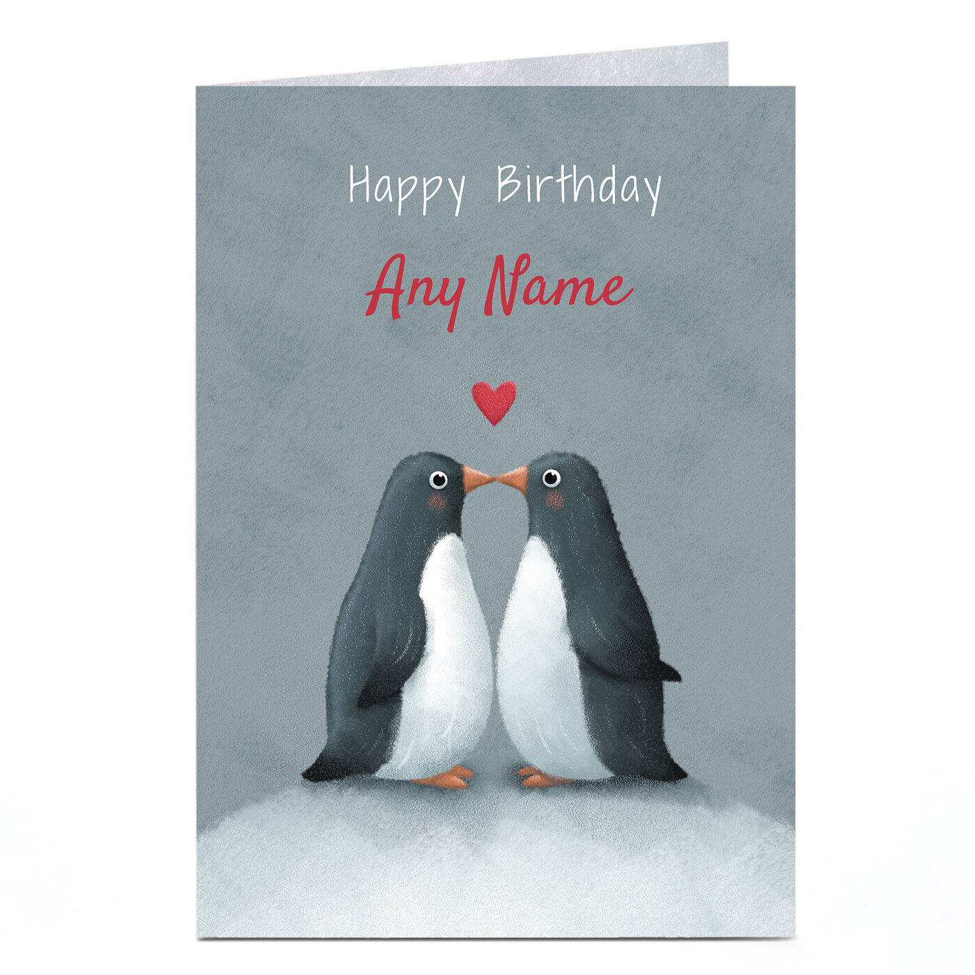 Buy Personalised Birthday Card - Penguin Love for GBP 1.79 | Card ...
