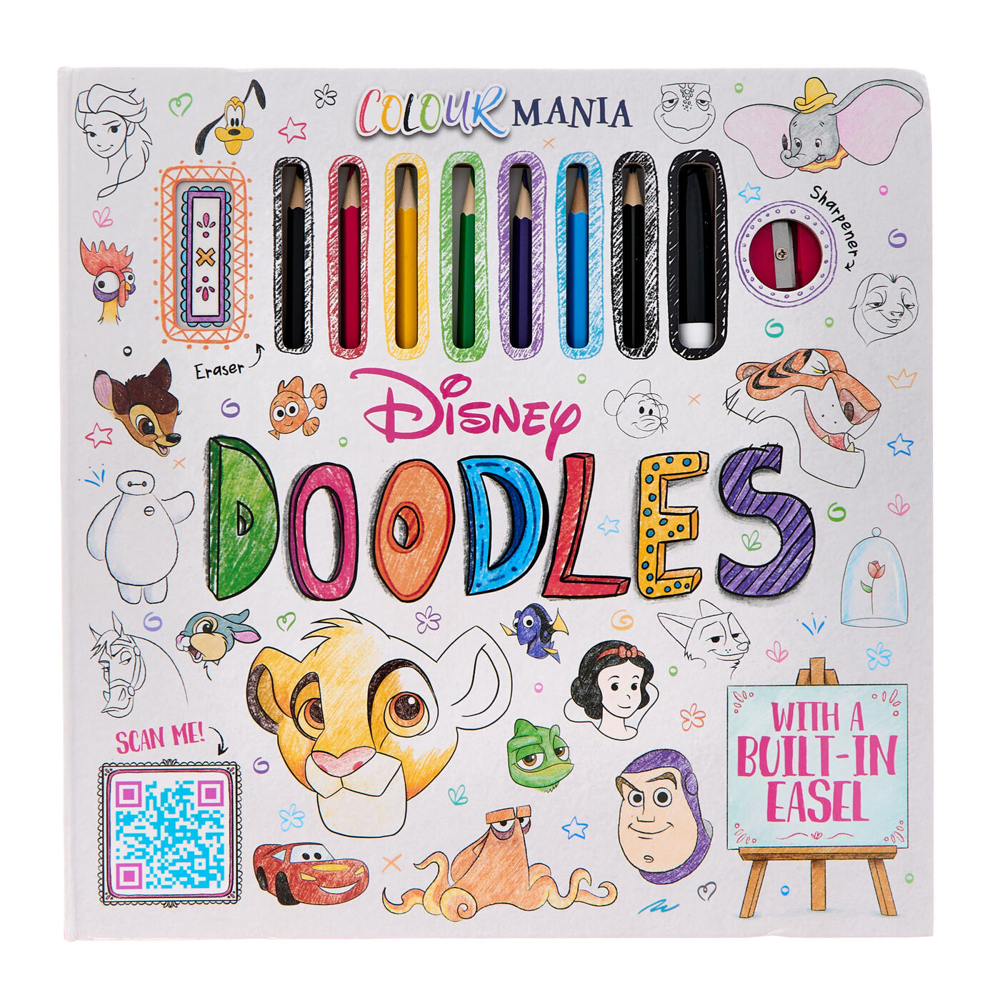 Buy Colour Mania Disney Doodles & Built-In Easel for GBP 8.99 | Card ...
