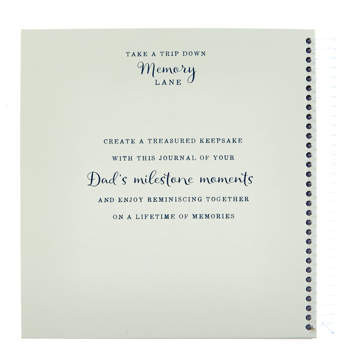 Buy Dad's Milestone Moments Memory Lane Journal for GBP 2.00 | Card ...