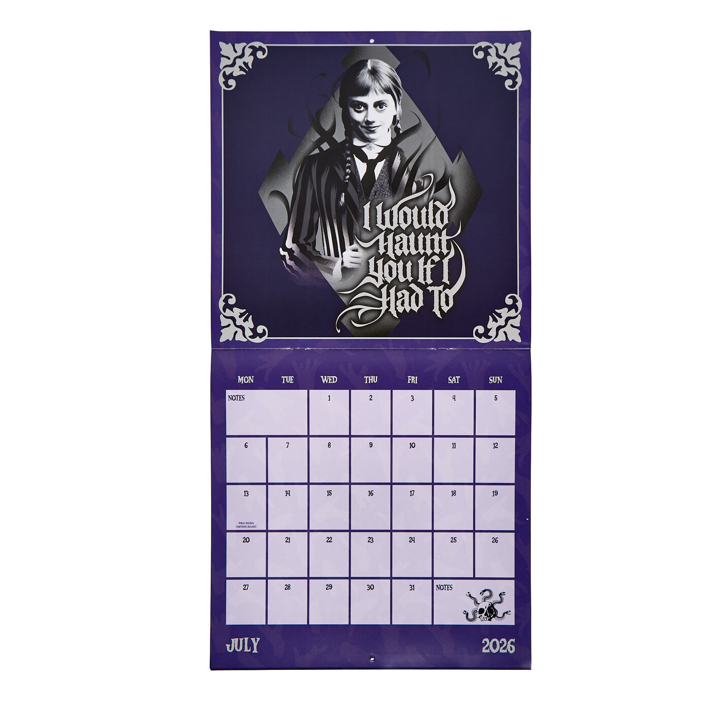 Buy Wednesday Official 2026 Square Wall Calendar for GBP 5.99 | Card ...