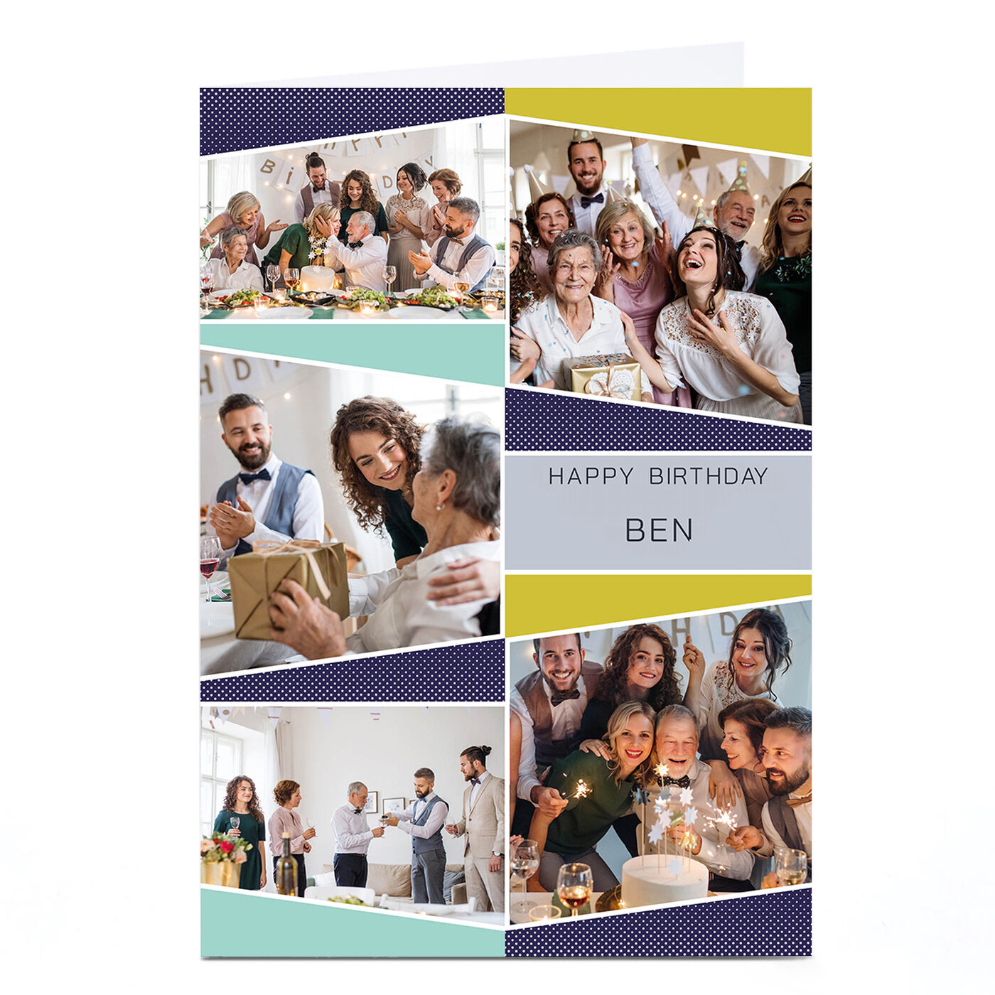 Buy Personalised Photo Card - Collage for GBP 2.99 | Card Factory UK